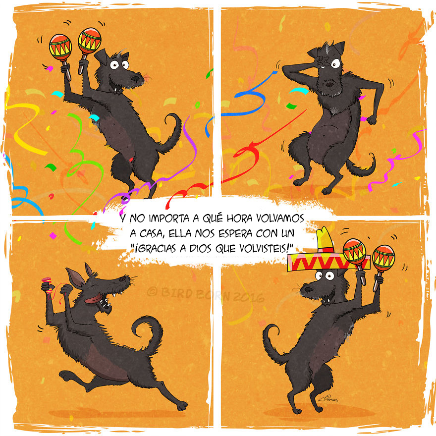 Rescata a un perro de un refugio y lo representa en un comic · Wakyma